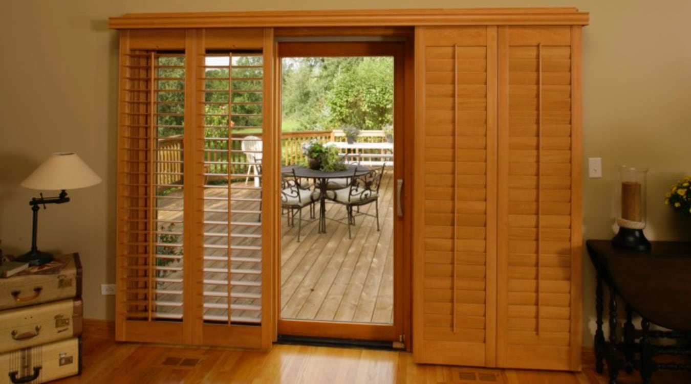 Sliding Glass Door Shutters In Orlando | Sunburst Shutters Orlando, FL